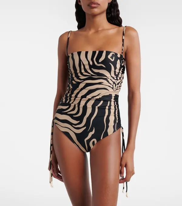 Johanna Ortiz Printed One-piece Swimsuit