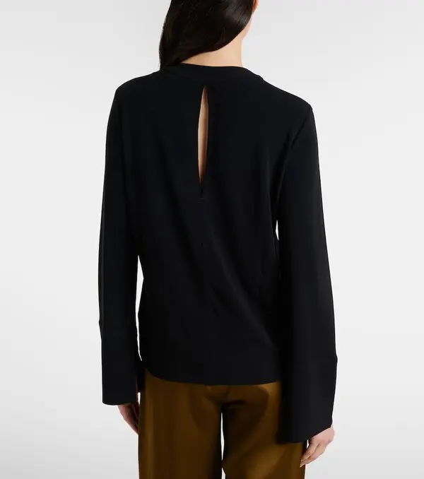 JOSEPH Fabiola Jersey Blouse