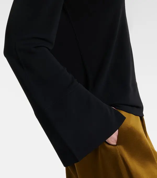 JOSEPH Fabiola Jersey Blouse