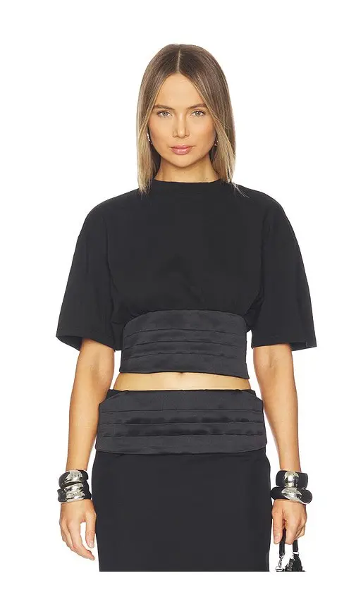AREA Tuxedo T-shirt - Black