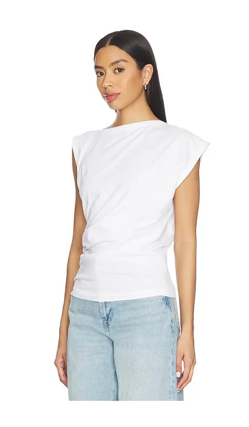 AGOLDE Beth Tee Shirt With Cinched Waist