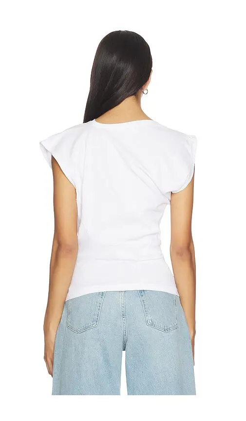 AGOLDE Beth Tee Shirt With Cinched Waist