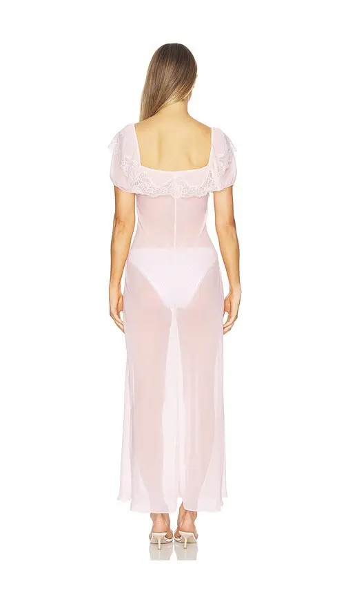 For Love & Lemons Grace Maxi Slip Dress