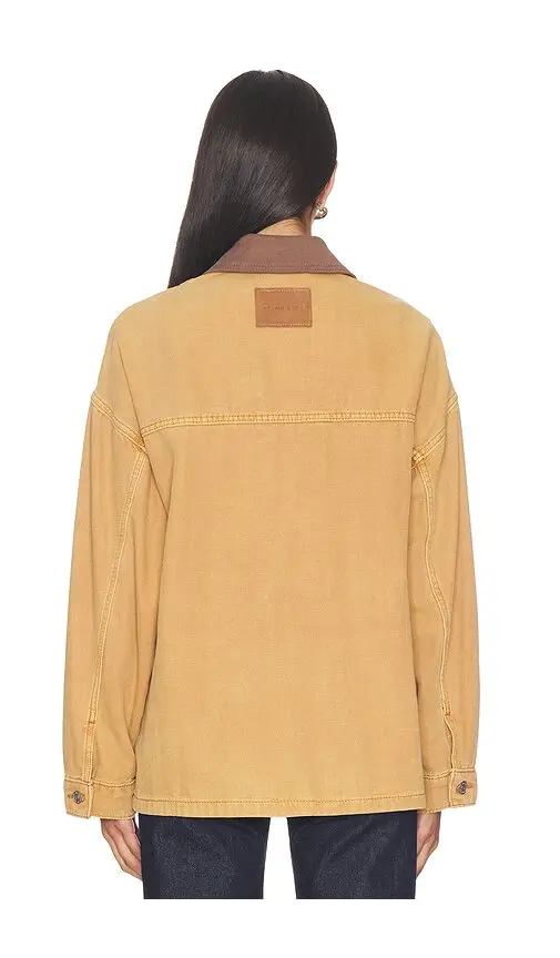 Free People Lemon Denim Jacket