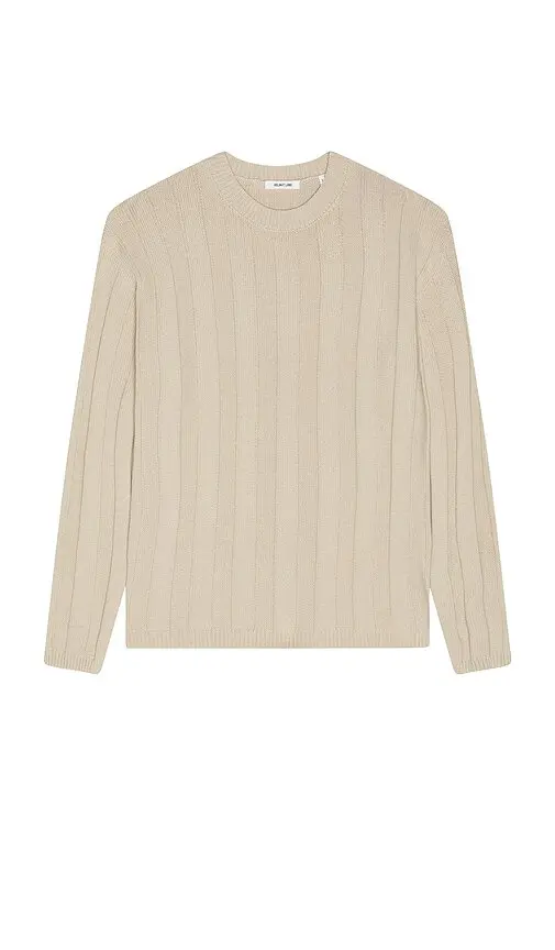 Helmut Lang Wide Rib Crew Neck Sweater - Grey