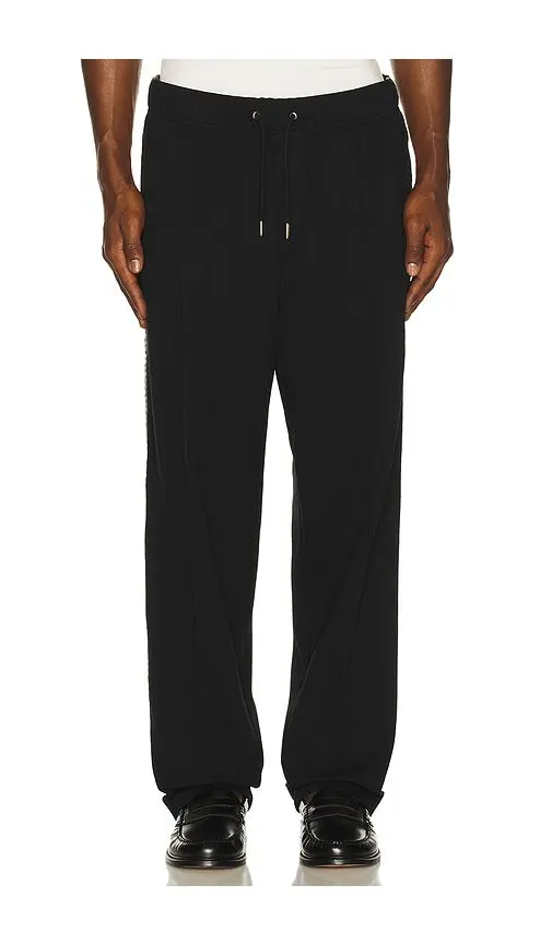 Fred Perry Cross Tape Track Pant - Black