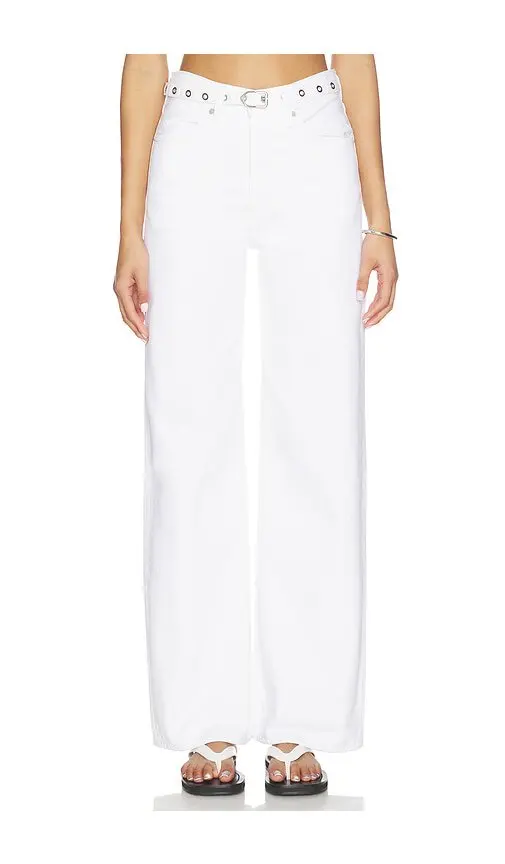 LEVI'S Ribcage Wide Leg Belted Jeans