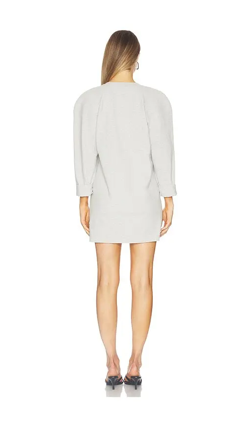 Norma Kamali Bomber 1980s Mini Dress - Light Grey