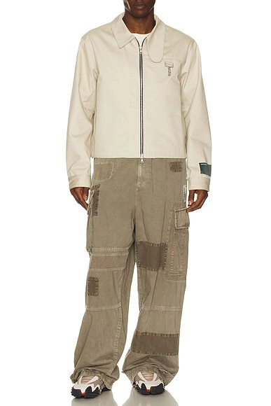 Reese Cooper Cotton Herringbone Work Jacket