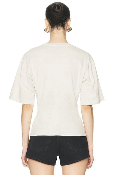 AGOLDE Storey Tee Shirt - Bone