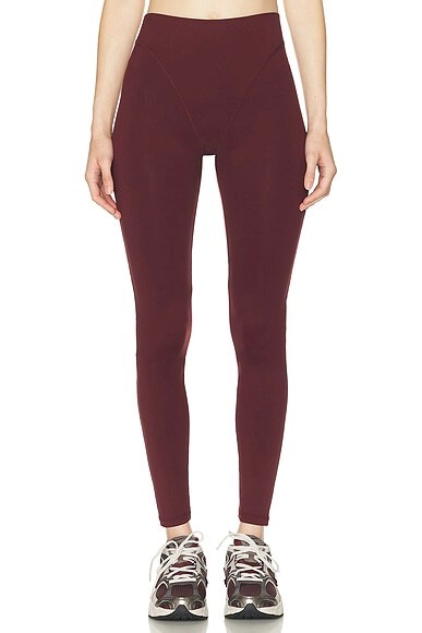 NORBA Accent Legging - Maroon