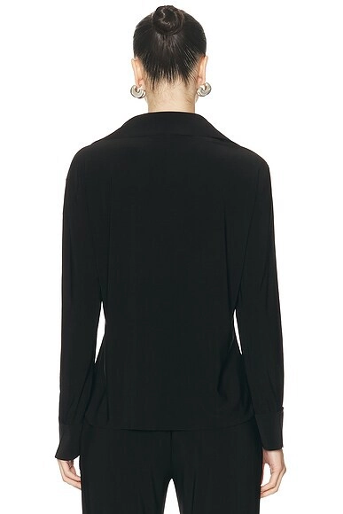 Norma Kamali Collar Stand Top