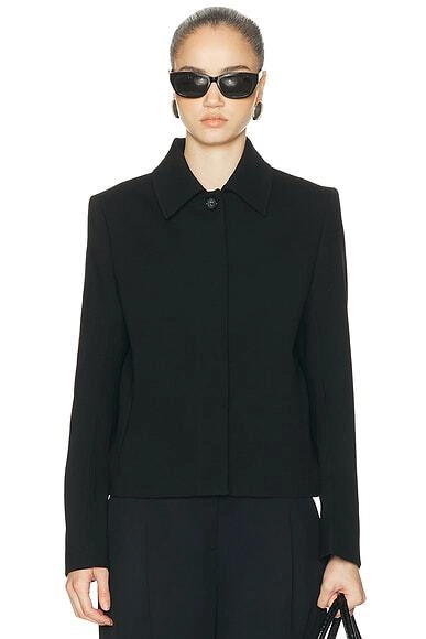 TOTEME Boxy Twill Jacket - Black