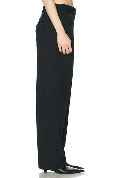 TOTEME Pleated Wool Blend Trousers