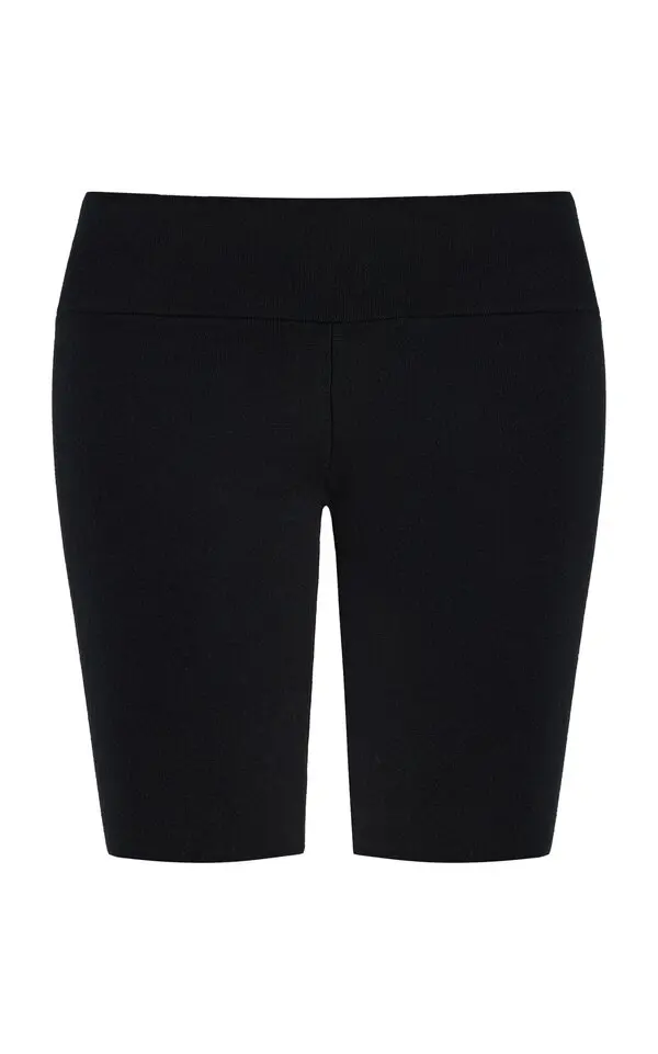 TOTEME Knit Biker Shorts - Black