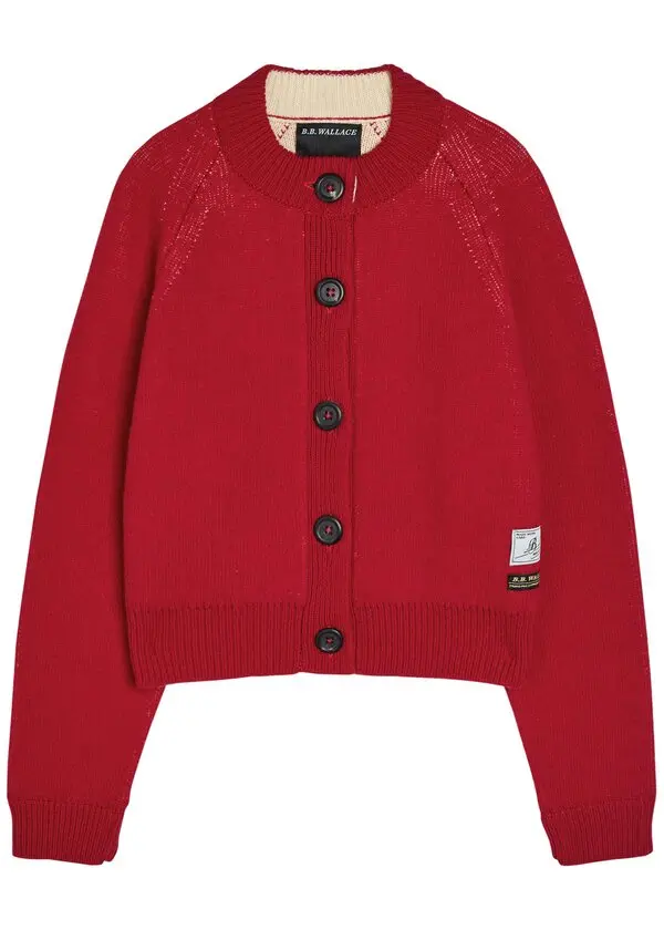 B.B. WALLACE Wool And Cashmere-blend Cardigan