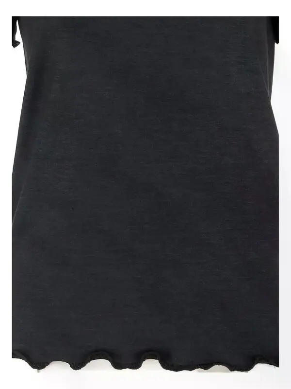 JIL SANDER Gathered Hems Round Neck T-shirt