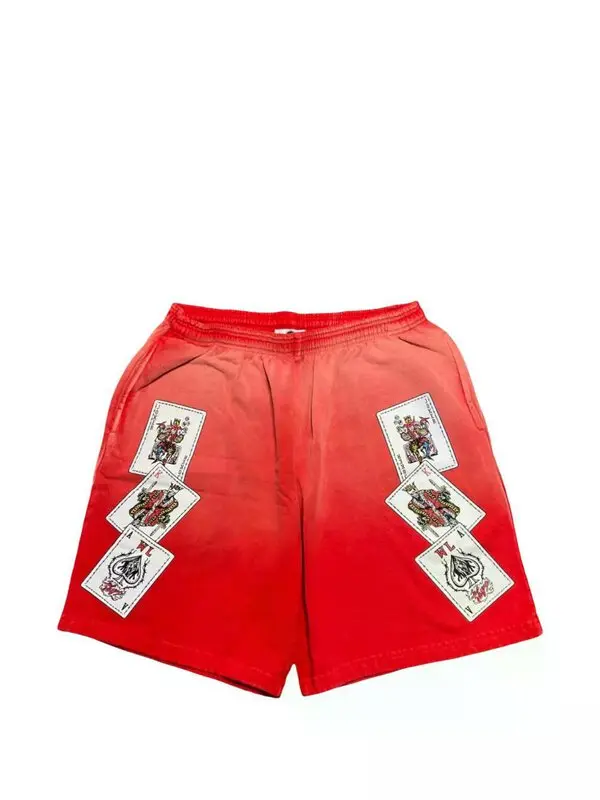 WARREN LOTAS Playing Cards Track Shorts