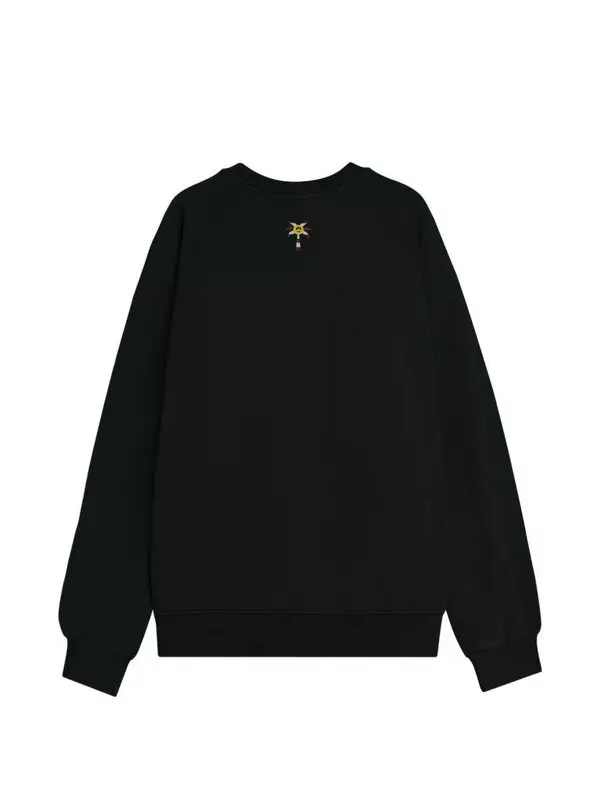BARROW Graphic Crew-neck Sweatshirt - Black