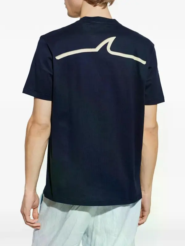 Paul & Shark Logo-detail T-shirt - Blue