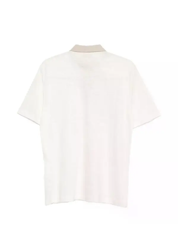 Eleventy Contrast-collar Polo Shirt