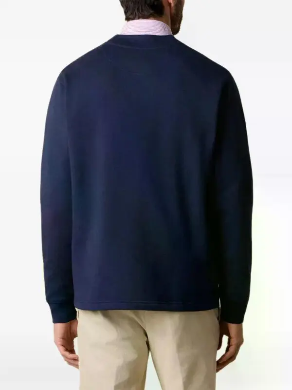 Brooks Brothers Logo V-neck Cardigan