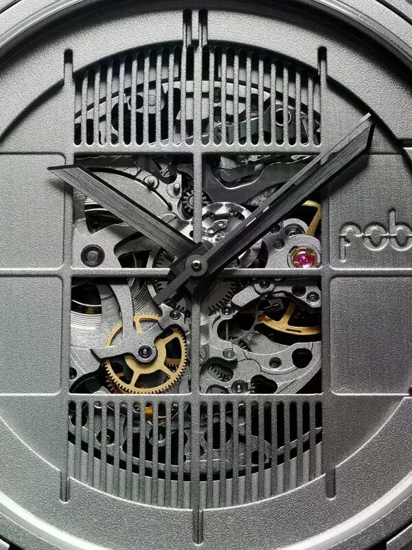 FOB PARIS Automatic Watch With Black Leather Strap