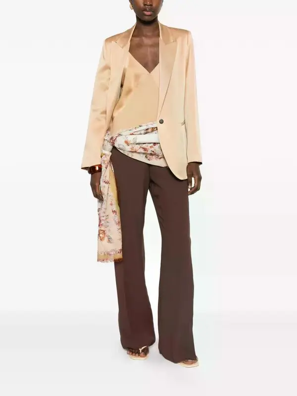 FORTE_FORTE Patch-pocket Blazer