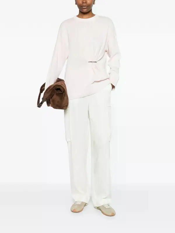 TWINSET Cargo Pocket Straight Leg Trousers