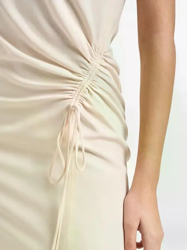 Patrizia Pepe Gathered Split Midi Dress