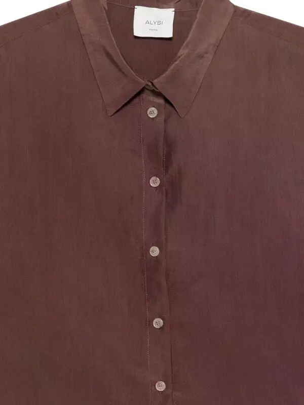 ALYSI Buttoned Shirt - Brown