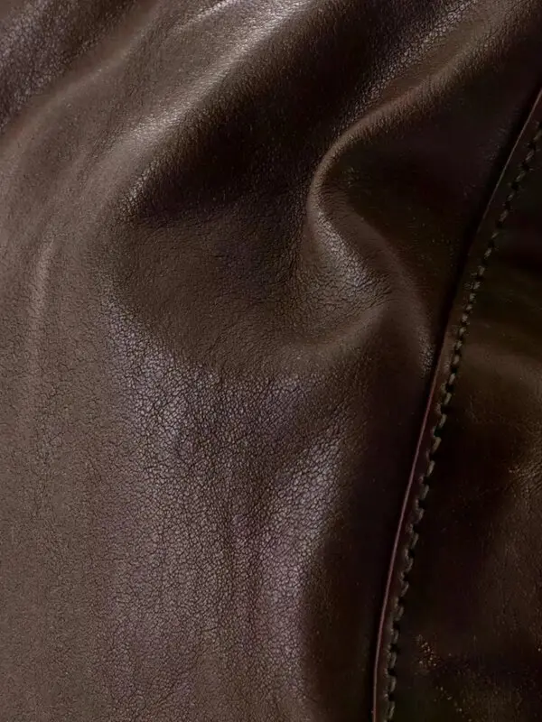 Burberry Knight Leather Shoulder Bag - Brown