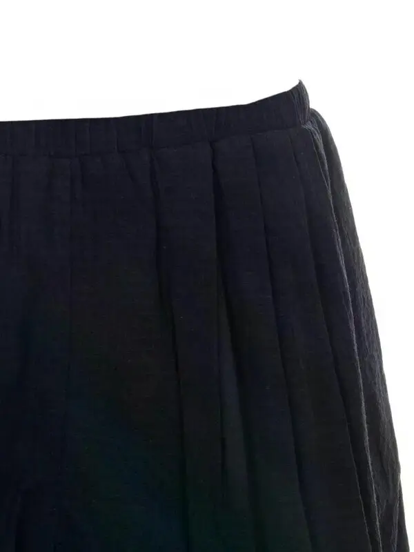 ELEH Elasticated Embroidered Shorts - Black