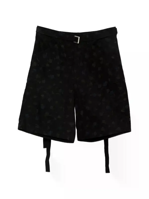 Sacai Belted Floral Shorts