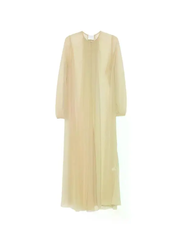 FORTE_FORTE Long Sleeve Sheer Coat