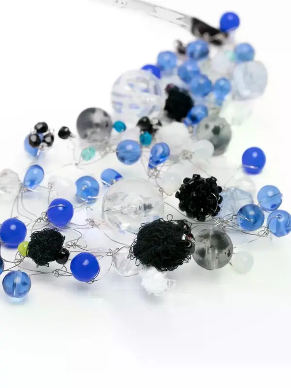 MARIA CALDERARA Embellished Beaded Necklace