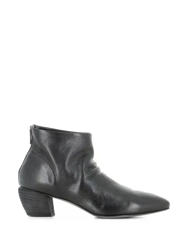 Officine Creative Pointed Toe Zip Ankle Boots