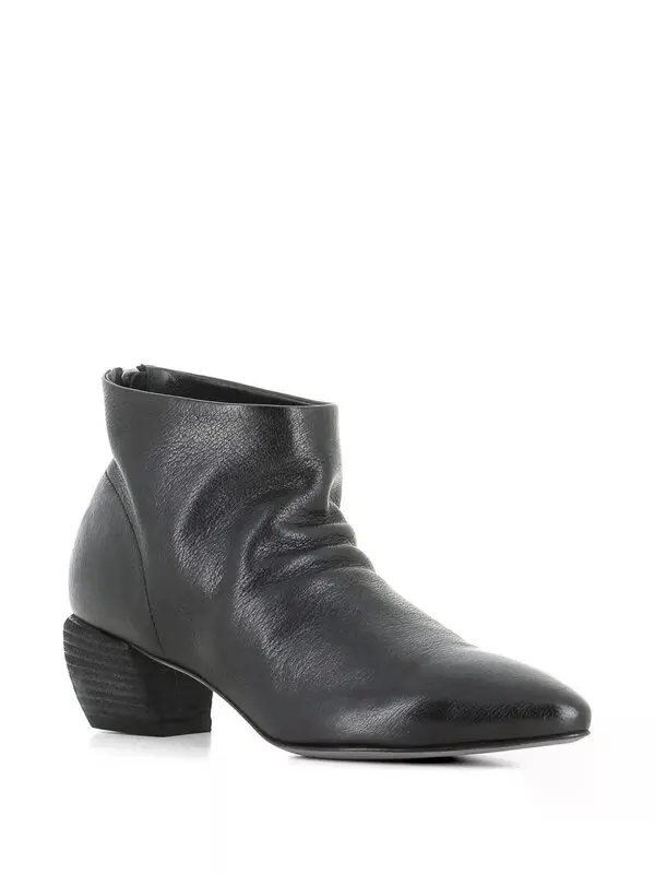 Officine Creative Pointed Toe Zip Ankle Boots