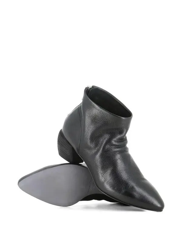 Officine Creative Pointed Toe Zip Ankle Boots