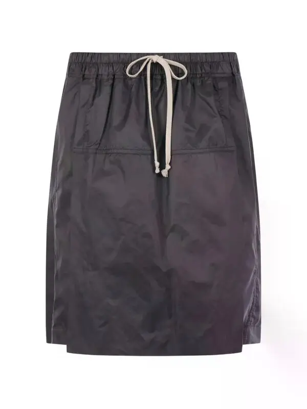 Moncler X Rick Owens Logo-patch Kilt Panel Shorts