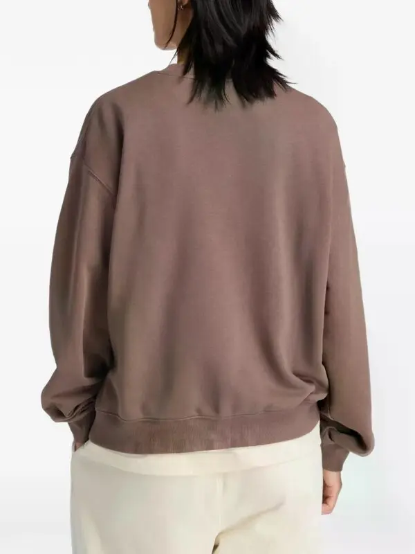NEW BALANCE Logo Crew Sweater - Brown