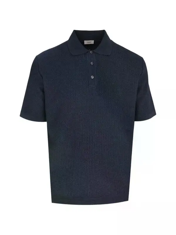 Agnona Jacquard Knitted Polo Shirt