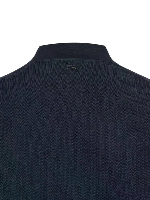 Agnona Jacquard Knitted Polo Shirt