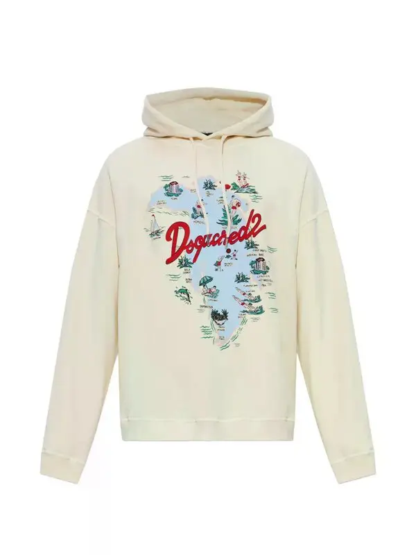 Dsquared2 Aloha Souvenir Hoodie