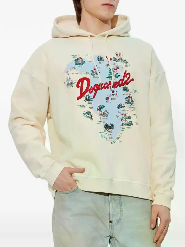 Dsquared2 Aloha Souvenir Hoodie