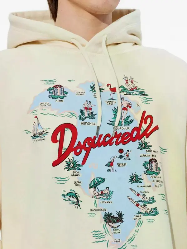 Dsquared2 Aloha Souvenir Hoodie