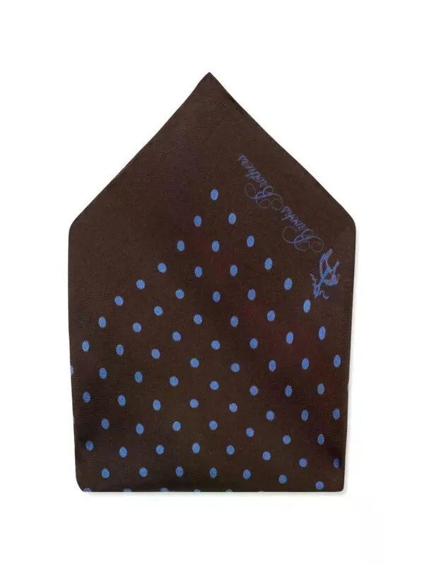 Brooks Brothers Silk Pochette - Brown