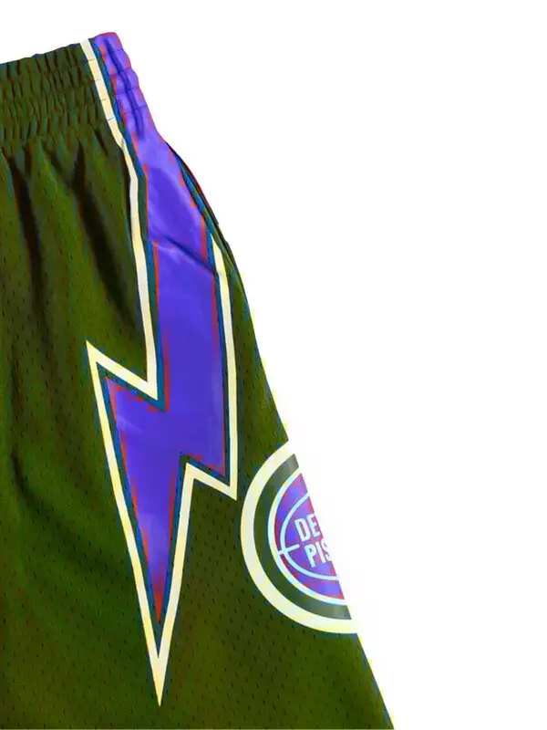 Mitchell & Ness Detroit Pistons Basketball Shorts - Green