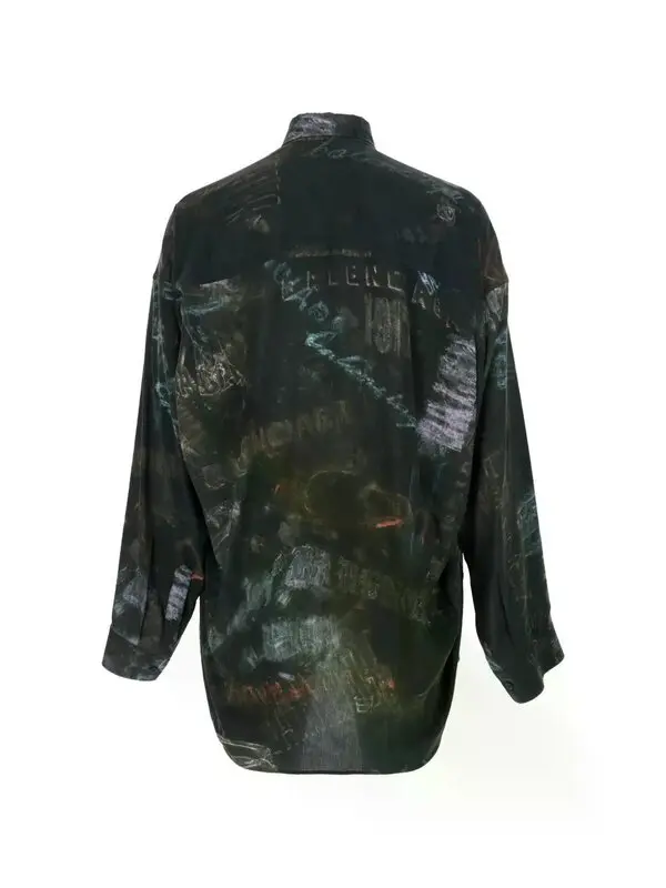 Balenciaga Chest-pocket Long-sleeve Shirt
