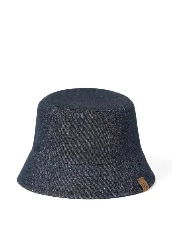 Brunello Cucinelli Monili Denim Bucket Hat - Blue